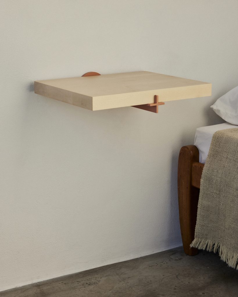 Plus Nightstand Type A – Hardwood And Aluminum Shelf by Goux Studio New ...