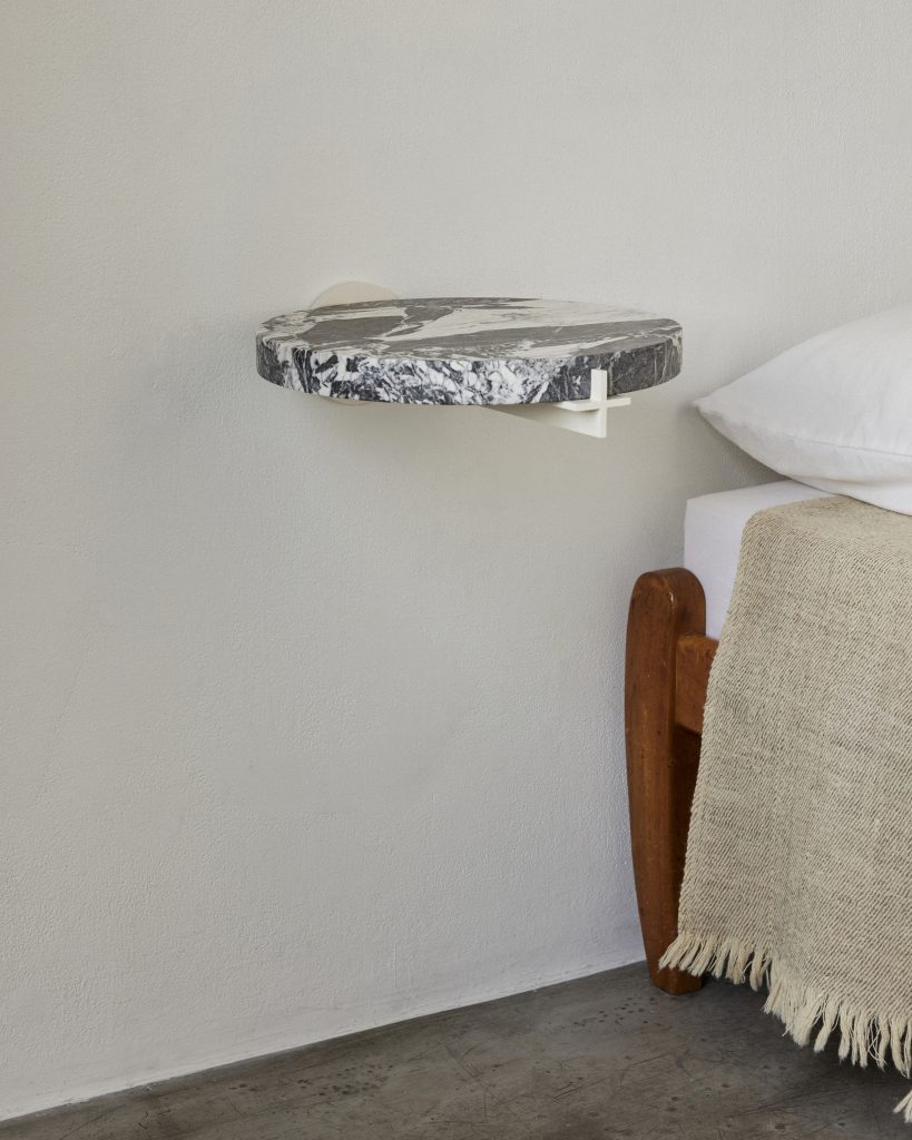 Plus Nightstand Type B – Marble And Aluminum Shelf by Goux Studio New ...