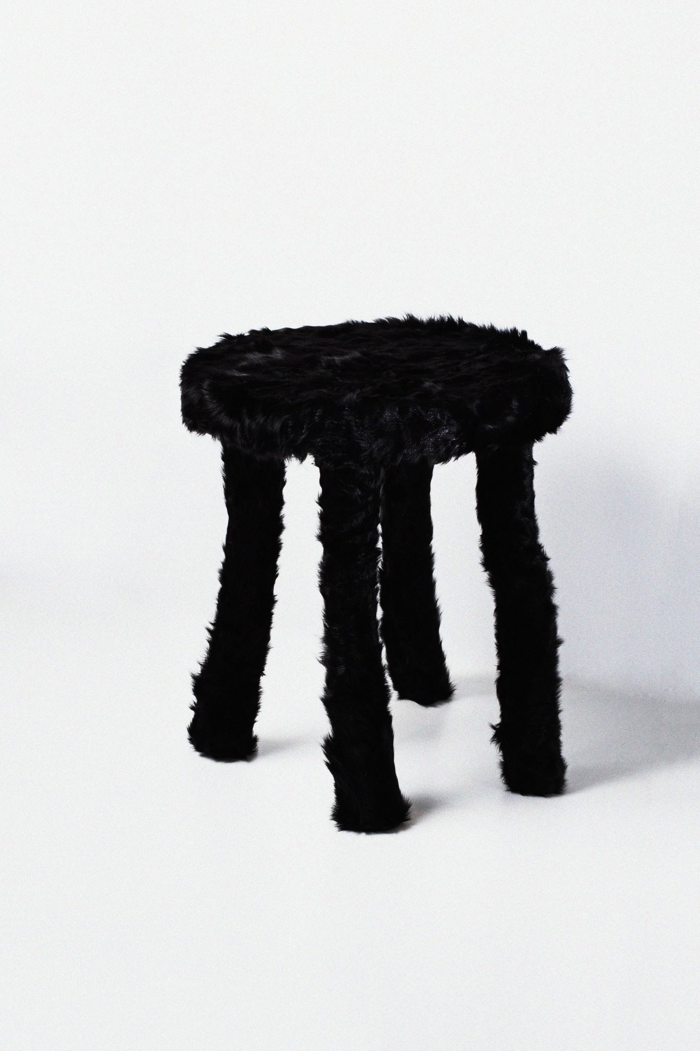 Furry Stool by Tiini | ADORNO DESIGN