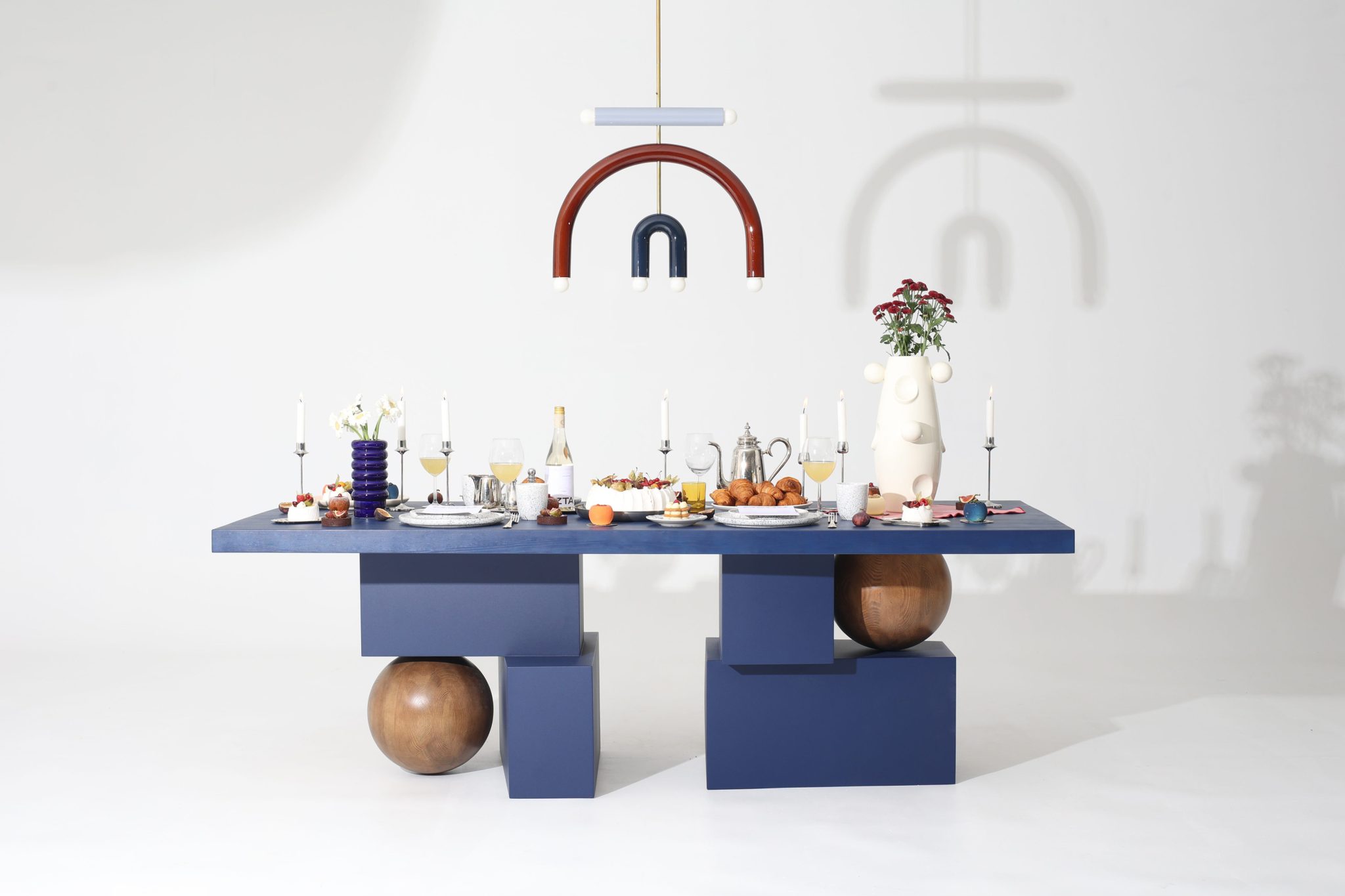 Mess – Wood / Steel Dining Table by SALAK Studio | ADORNO DESIGN