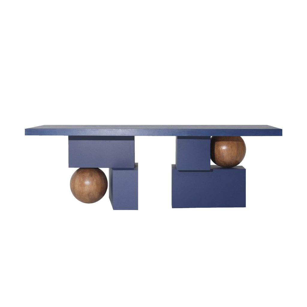 Mess – Wood / Steel Dining Table by SALAK Studio | ADORNO DESIGN