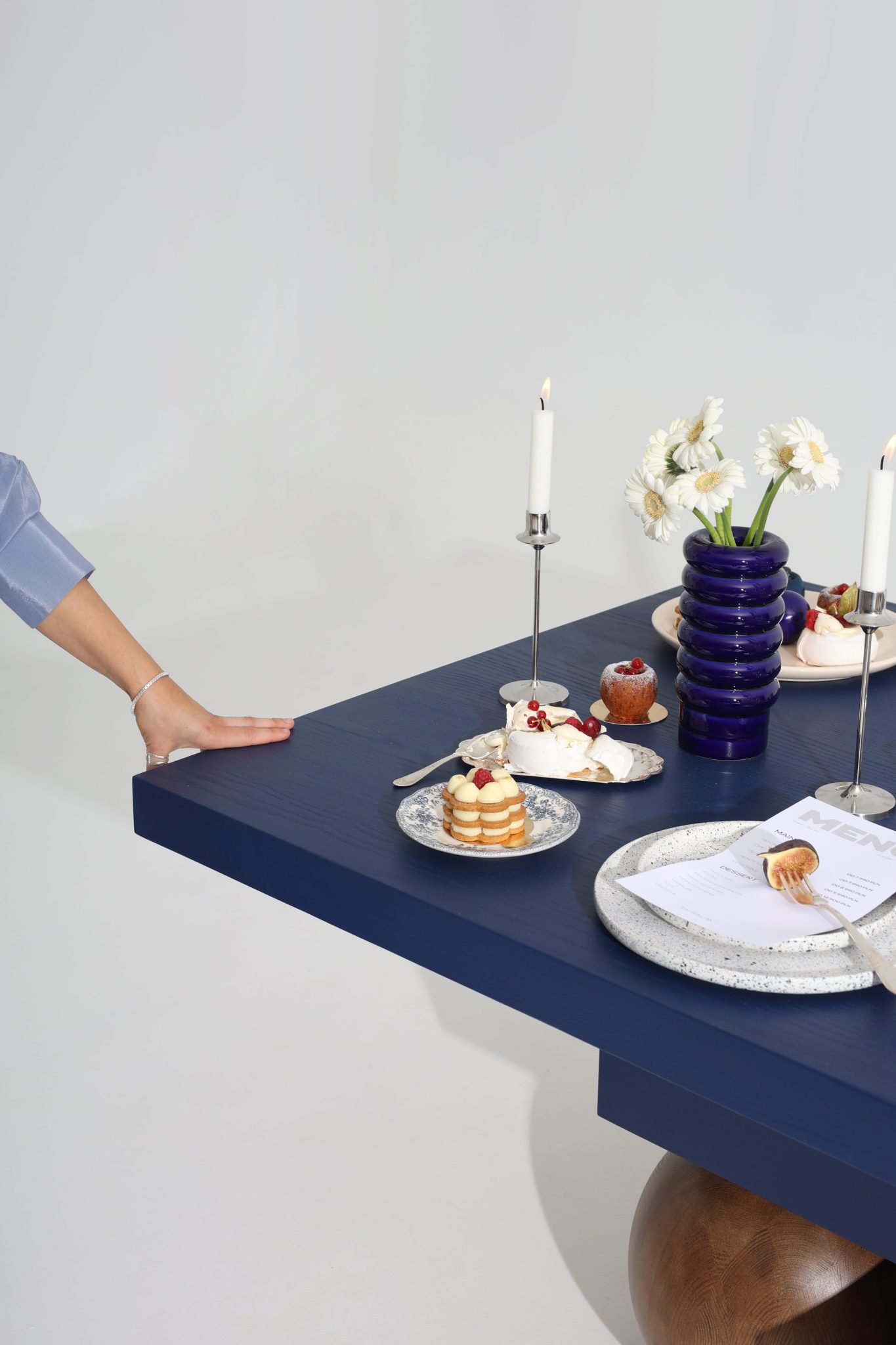 Mess – Wood / Steel Dining Table by SALAK Studio | ADORNO DESIGN