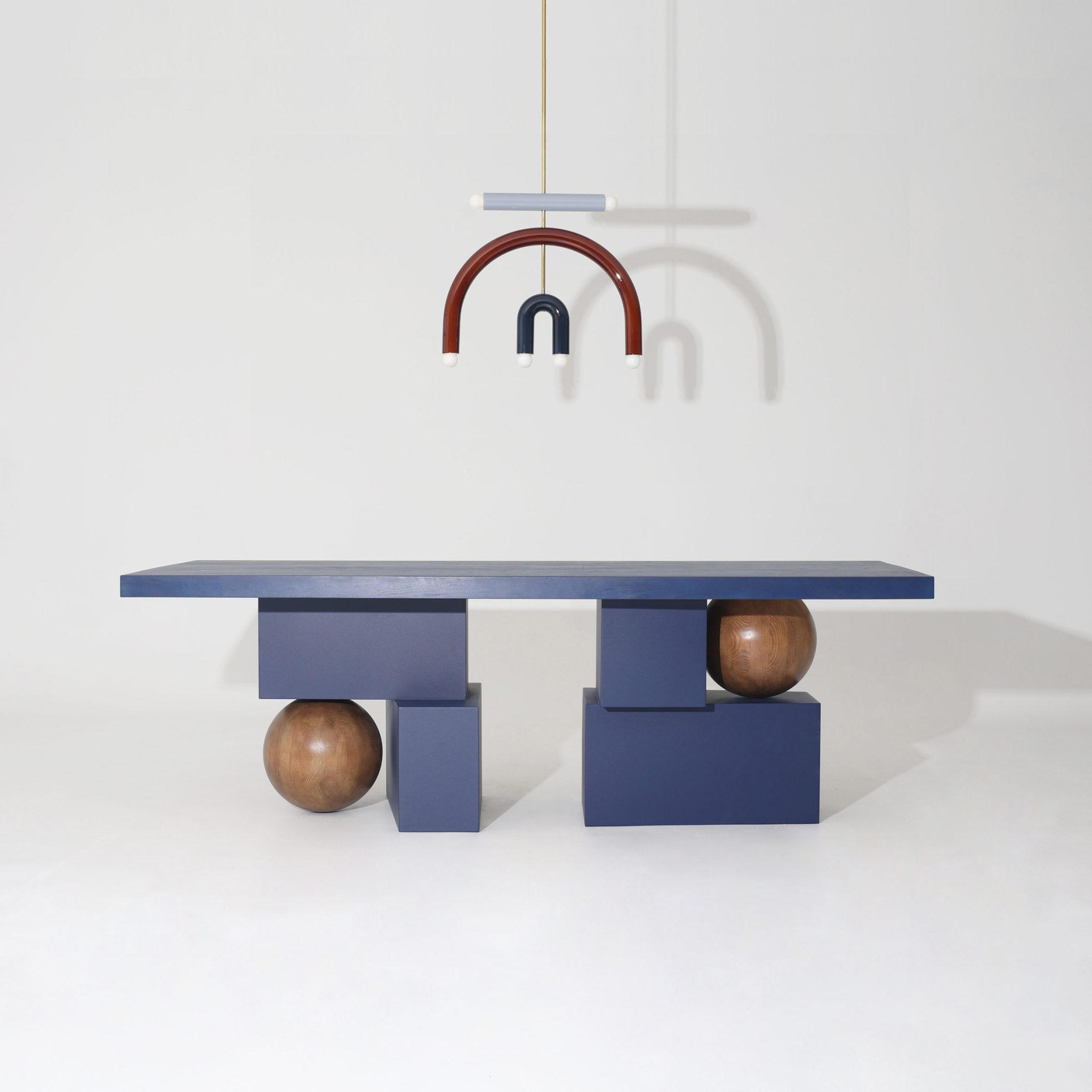 Mess – Wood / Steel Dining Table by SALAK Studio | ADORNO DESIGN