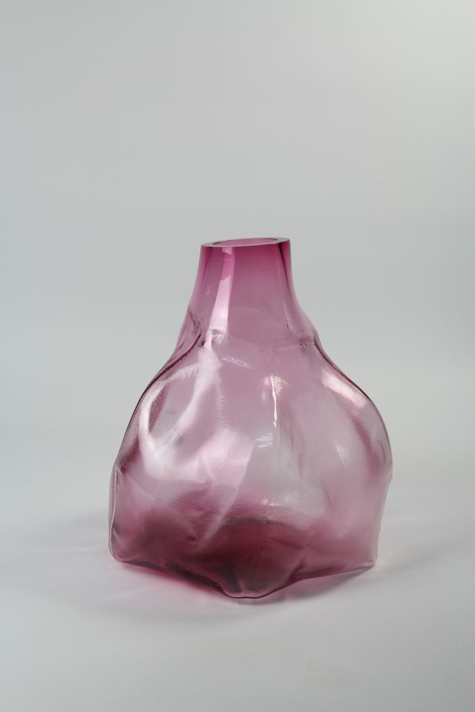 105 Ltr Forms – Wine Red Handmade Glass Object by Vogel Studio | ADORNO ...