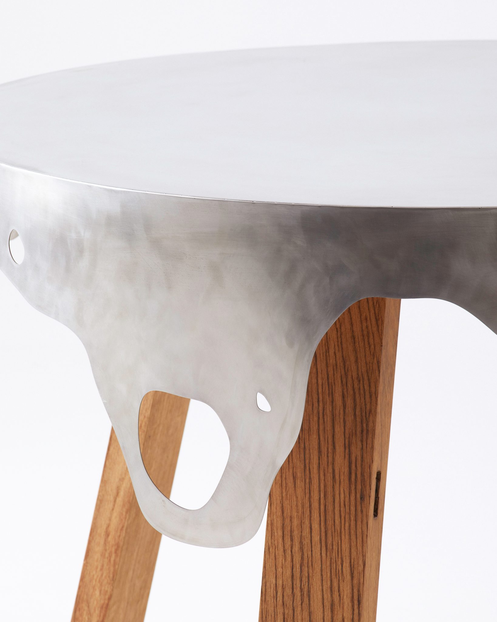 Dough Supra Table – Oak wood / Stainless Steel by Around the Studio ...