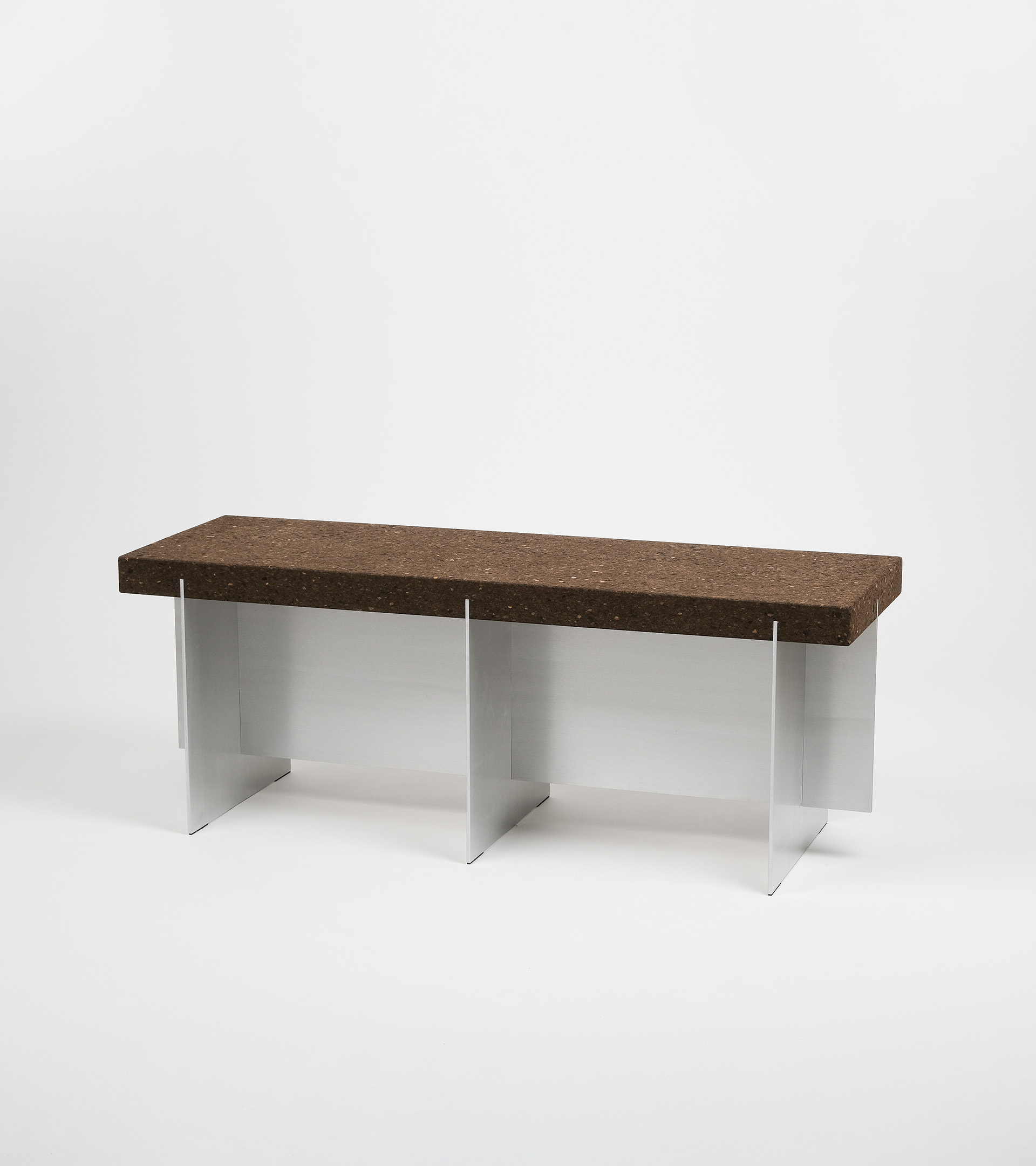 Cork X | Bench 01 – Cork / Metal Bench by Robert Megel | ADORNO DESIGN