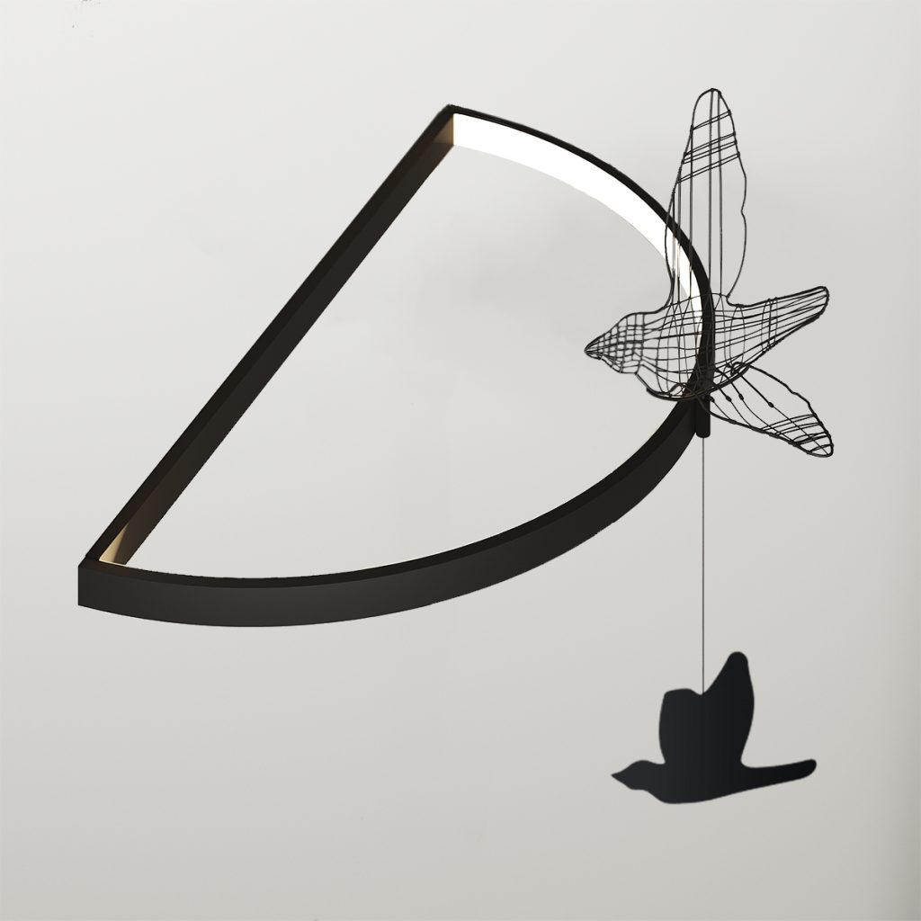 Flight Shadows – LED Wall Lamp by SVITANOK | ADORNO DESIGN