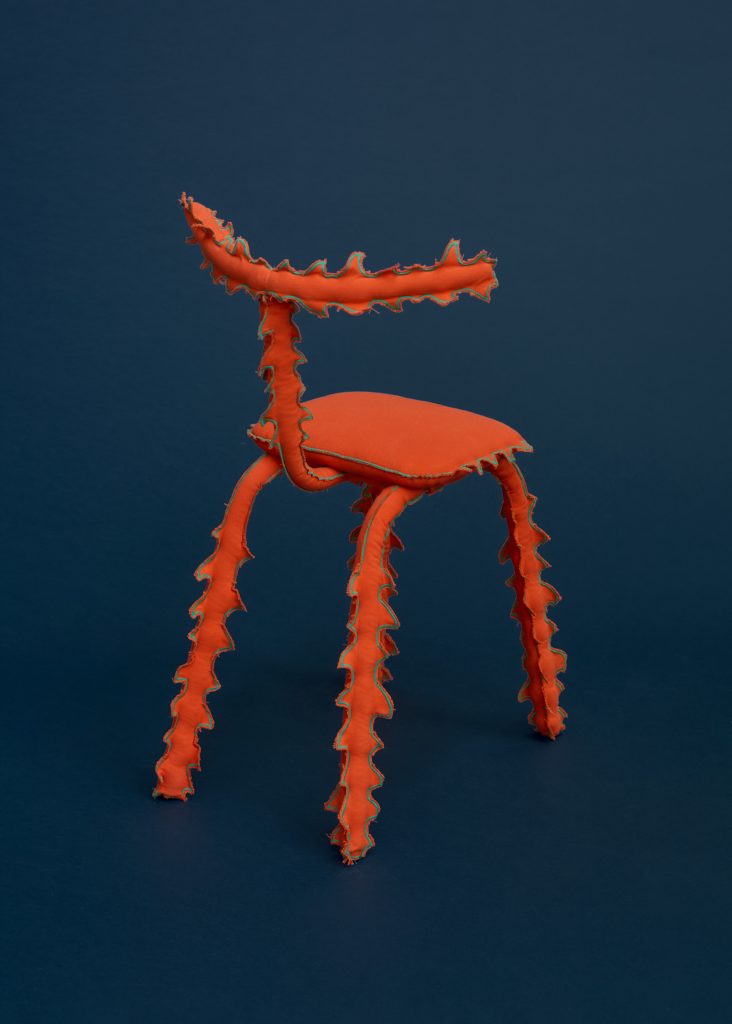 Disguise Series 00 – Chair 01 Fiery Red by ESTO | ADORNO DESIGN
