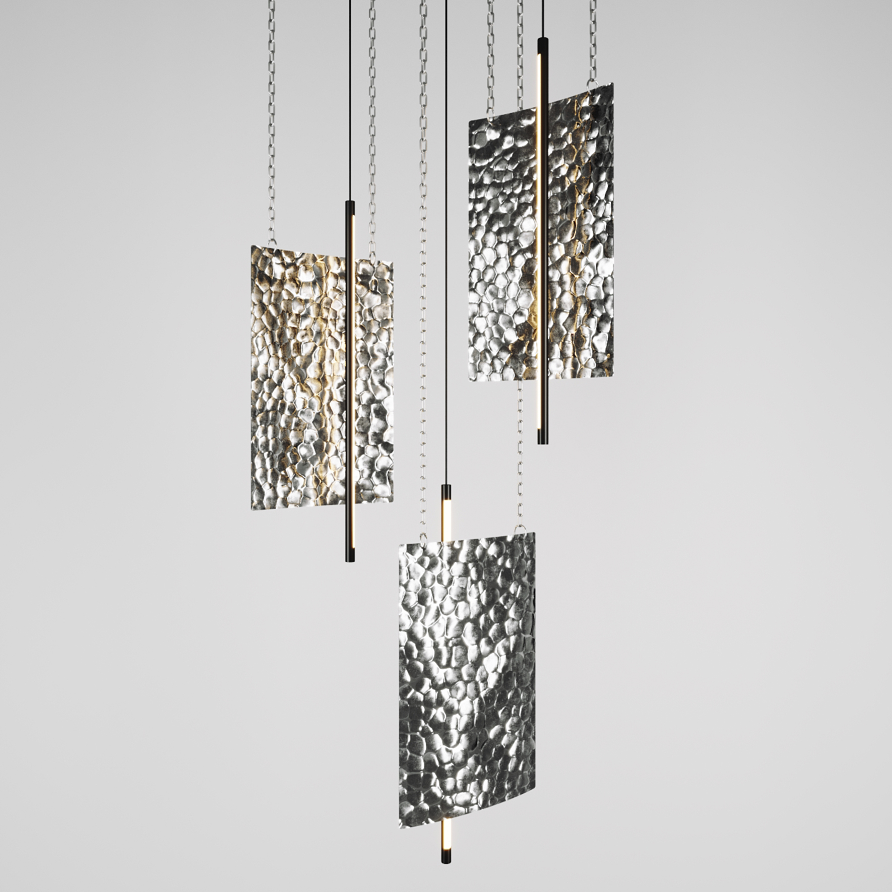 Svitlotin – Modern Ceiling Pendant Lights – Hammered Stamp by SVITANOK ...